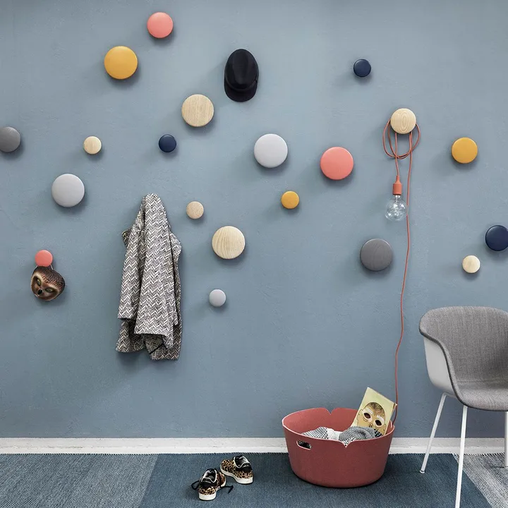 Kjøp The Dots knagg sennepsgul fra Muuto - NordicNest.no