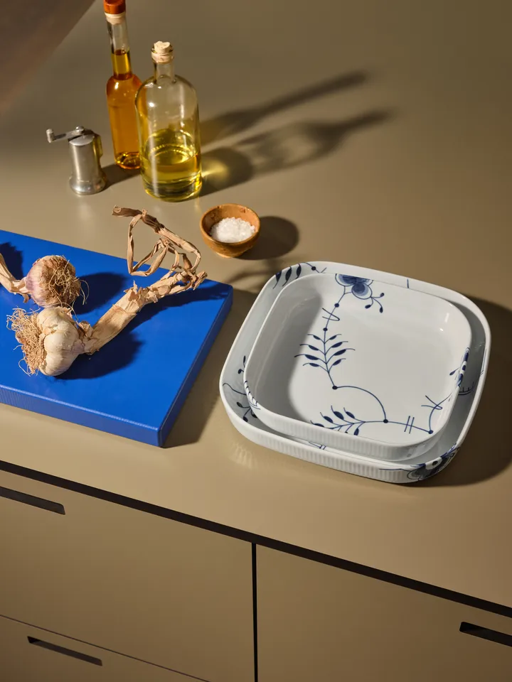 Kjøp Blue Fluted Mega ildfast form firkantet fra Royal Copenhagen ...