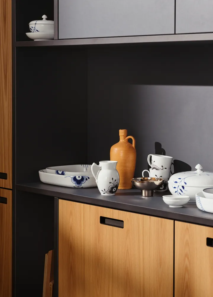 Kjøp Blue Fluted Mega ildfast form firkantet fra Royal Copenhagen ...