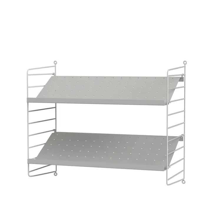 Kjøp String hylle grå - Kombinasjon F fra String - NordicNest.no